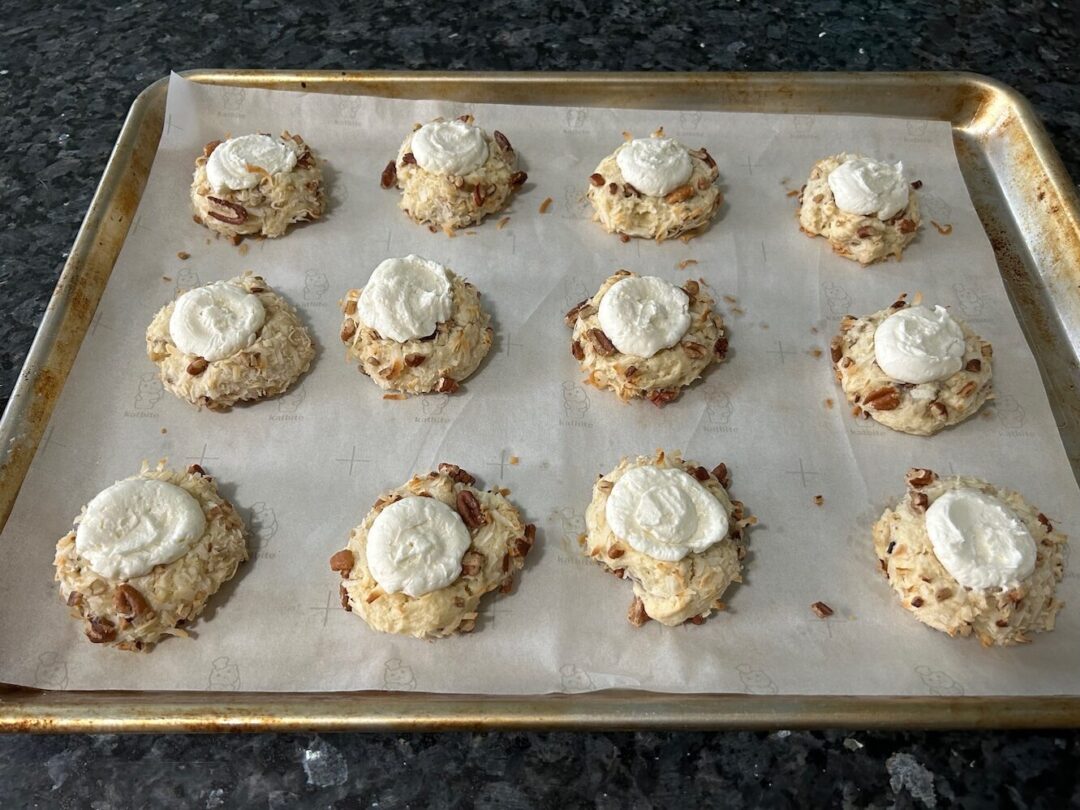 Italian Cream Cake Cookies - Out of the Box Baking