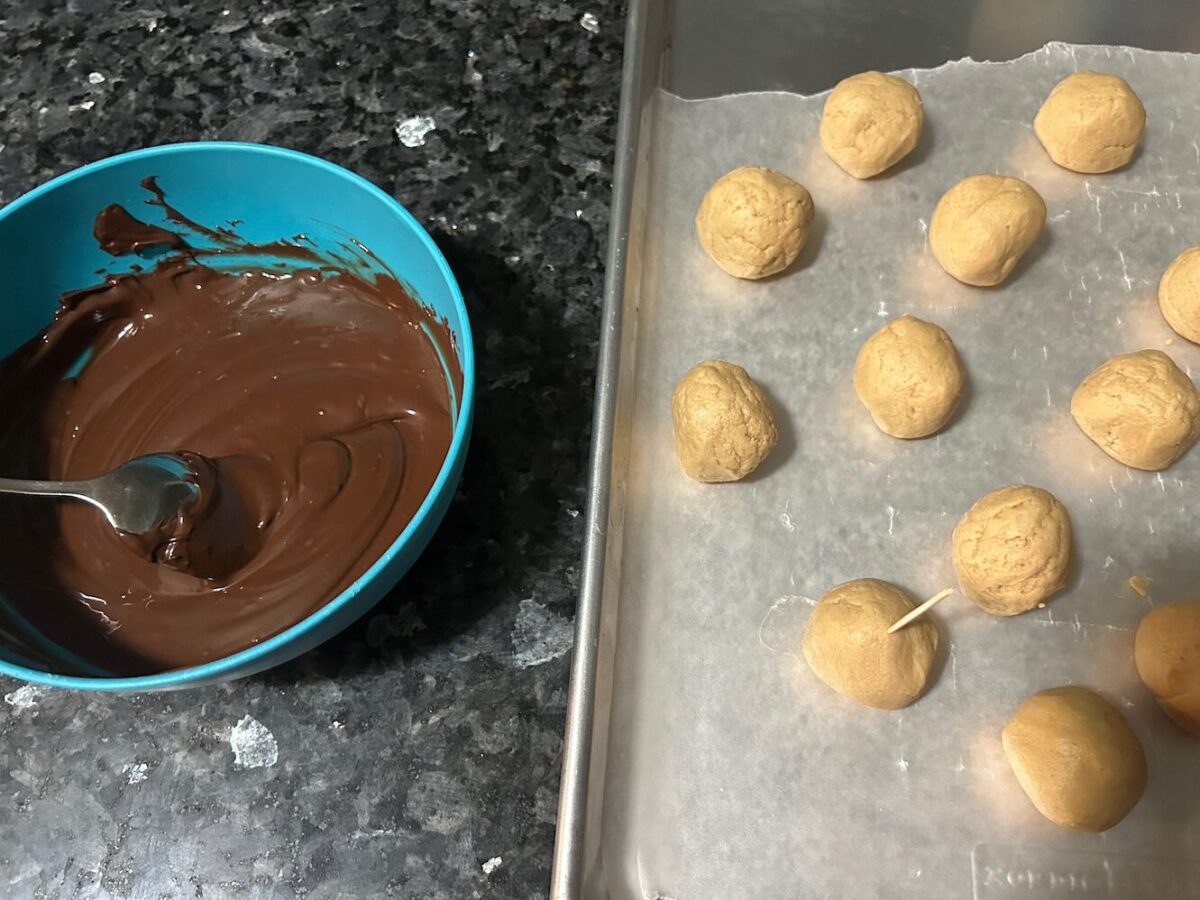 Quick and Easy Buckeyes - Out of the Box Baking