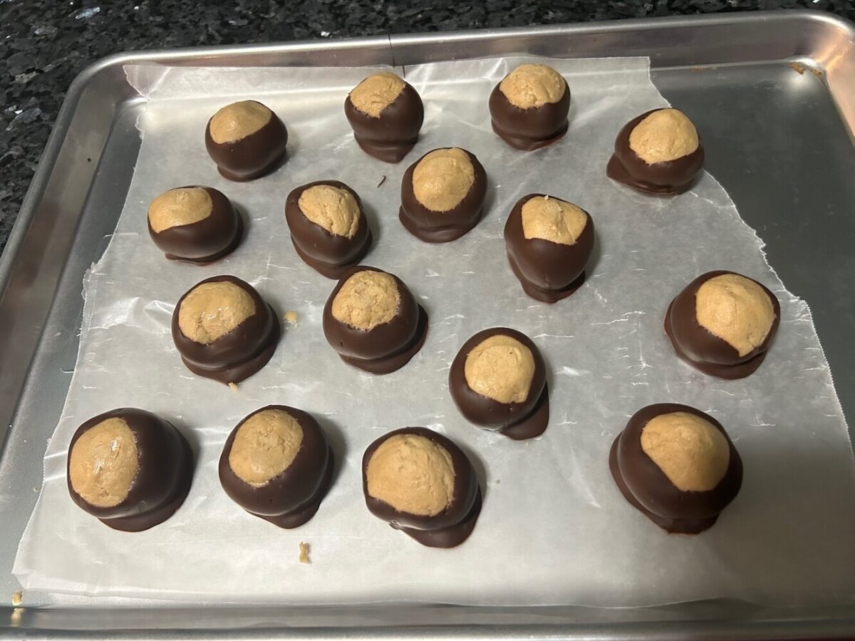 Quick and Easy Buckeyes - Out of the Box Baking