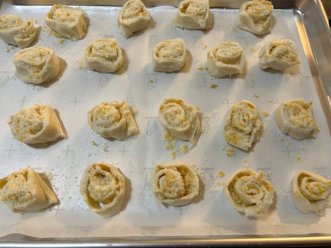 Orange Pinwheels (with puff pastry) - Out of the Box Baking