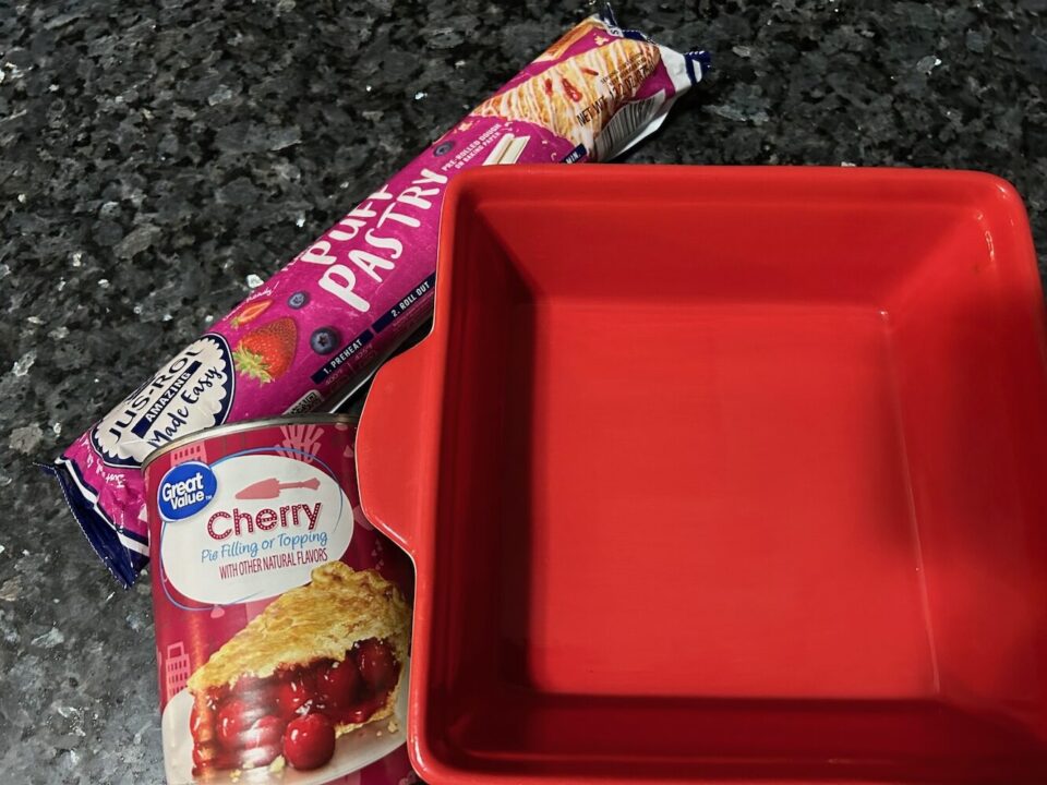 Puff Pastry Cherry Pie - Out of the Box Baking