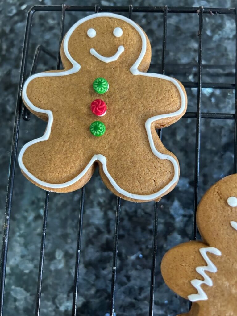 Simple Gingerbread Man Cookies - Out of the Box Baking