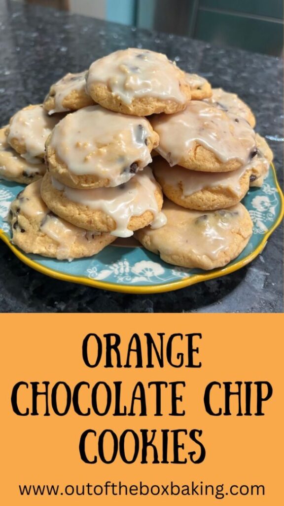 Orange Chocolate Chip Cookies (Doctored Cake Mix) - Out of the Box Baking