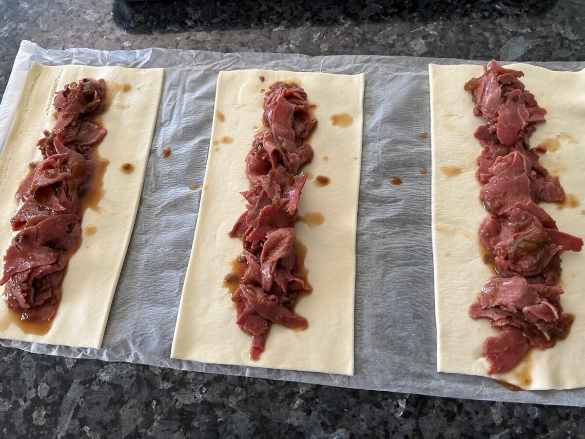 French Dip Sliders (with Puff Pastry) - Out of the Box Baking