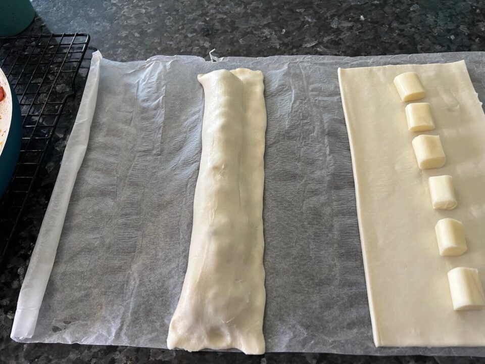 Puff Pastry Pizza Rolls - Out of the Box Baking