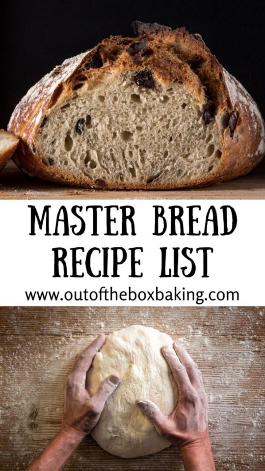 Master Bread Recipe List - Out of the Box Baking
