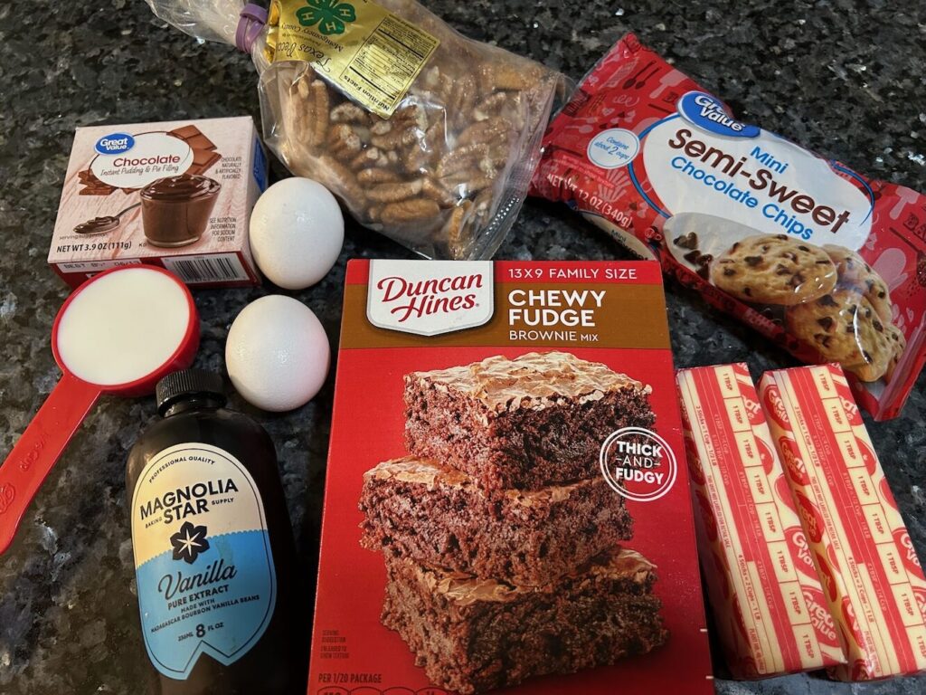 Simple Doctored Brownie Mix - Out of the Box Baking