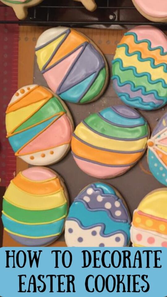 How to Decorate Easter Cookies - Out of the Box Baking