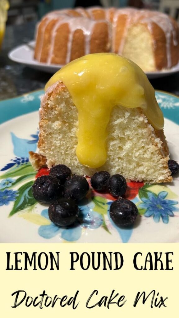 Lemon Pound Cake (Doctored Cake Mix) - Out of the Box Baking