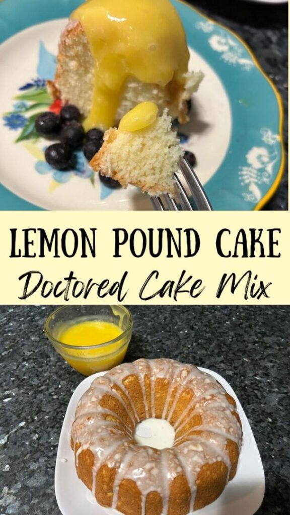 Lemon Pound Cake (Doctored Cake Mix) - Out of the Box Baking