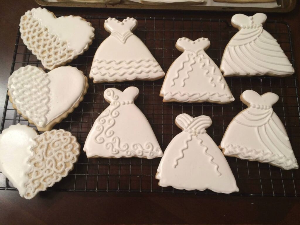 How to Decorate Wedding Cookies - Out of the Box Baking