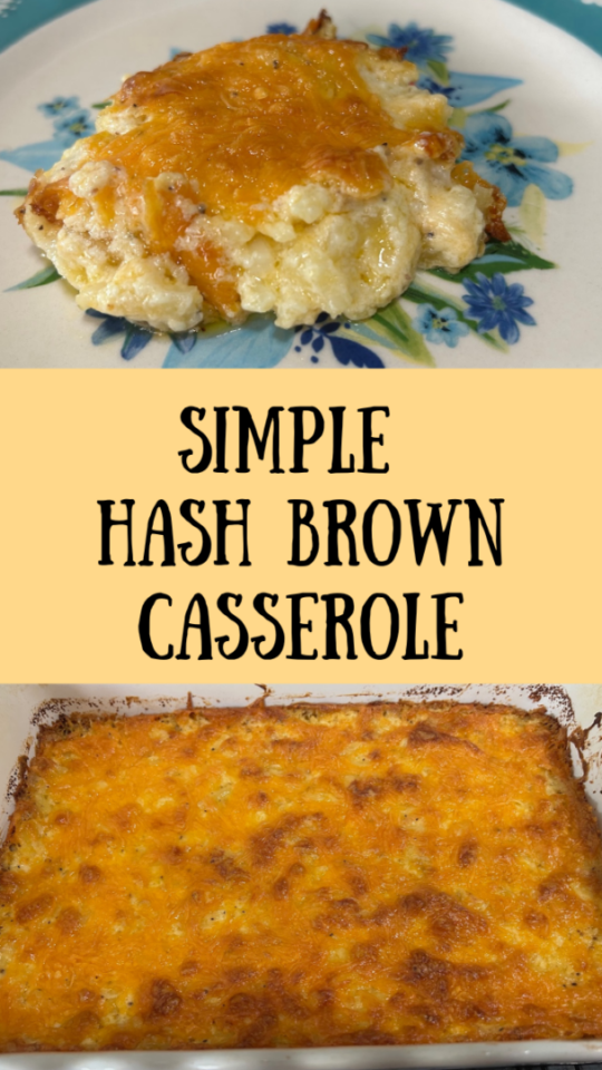 Simple Hash Brown Casserole - Out of the Box Baking