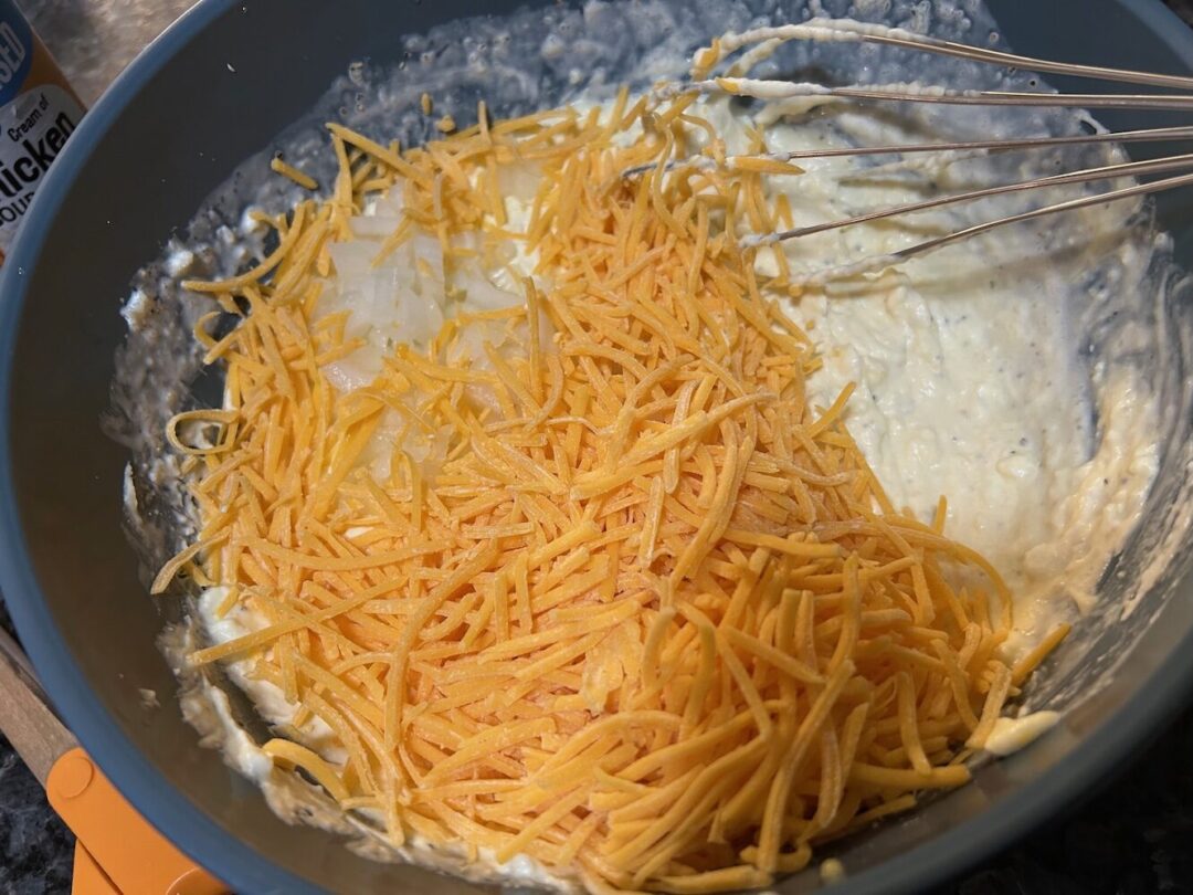 Simple Hash Brown Casserole - Out of the Box Baking