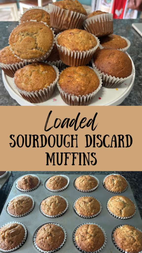 Loaded Sourdough Discard Muffins - Out of the Box Baking