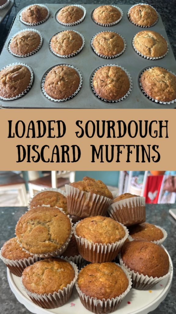 Loaded Sourdough Discard Muffins - Out of the Box Baking