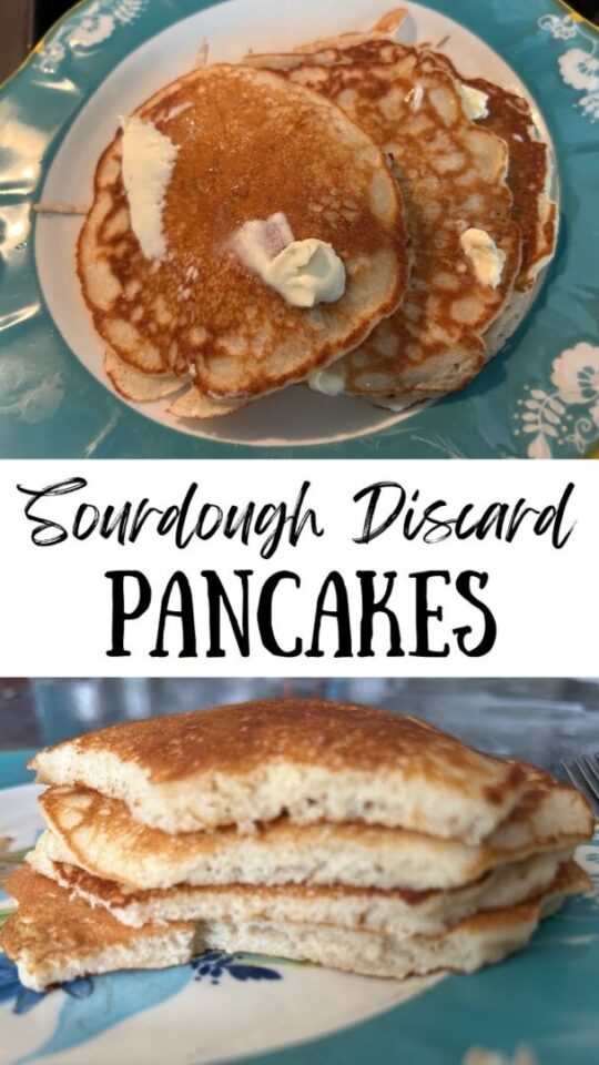 Simple Sourdough Discard Pancakes - Out of the Box Baking
