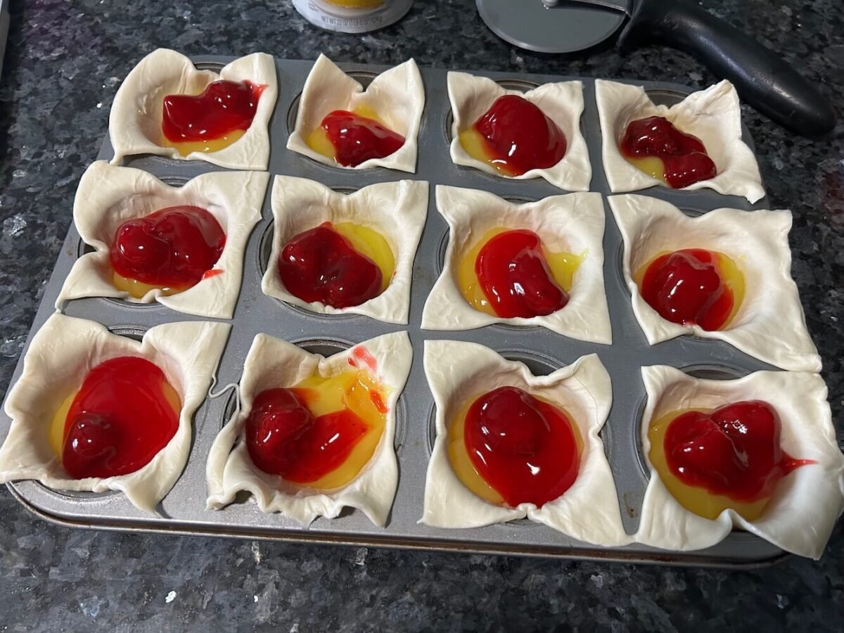Strawberry Lemonade Pastry Puffs - Out of the Box Baking