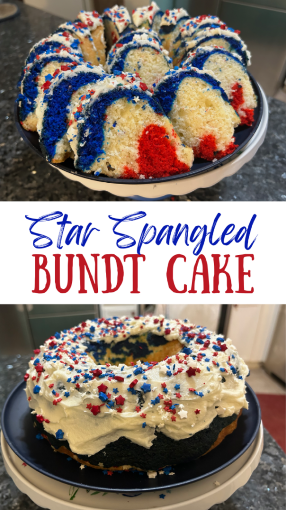 Star-Spangled Bundt Cake - Out of the Box Baking
