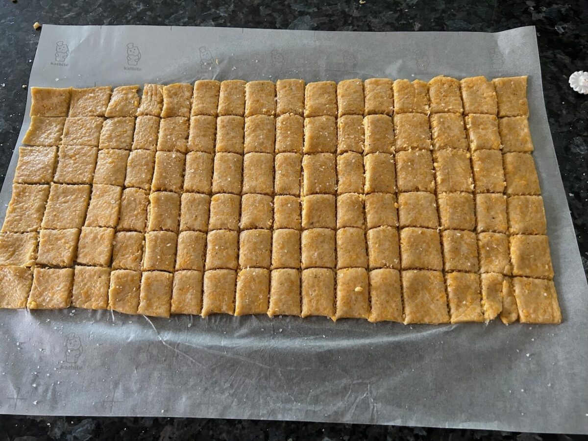 Simple Sourdough Discard Cheez-Its - Out of the Box Baking