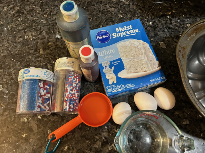 Star-Spangled Bundt Cake - Out of the Box Baking