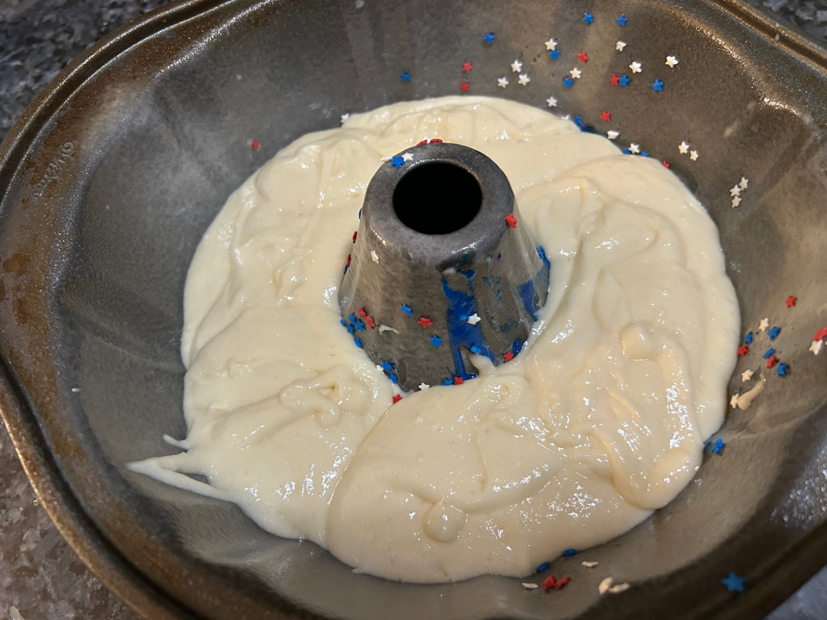 Star-Spangled Bundt Cake - Out of the Box Baking