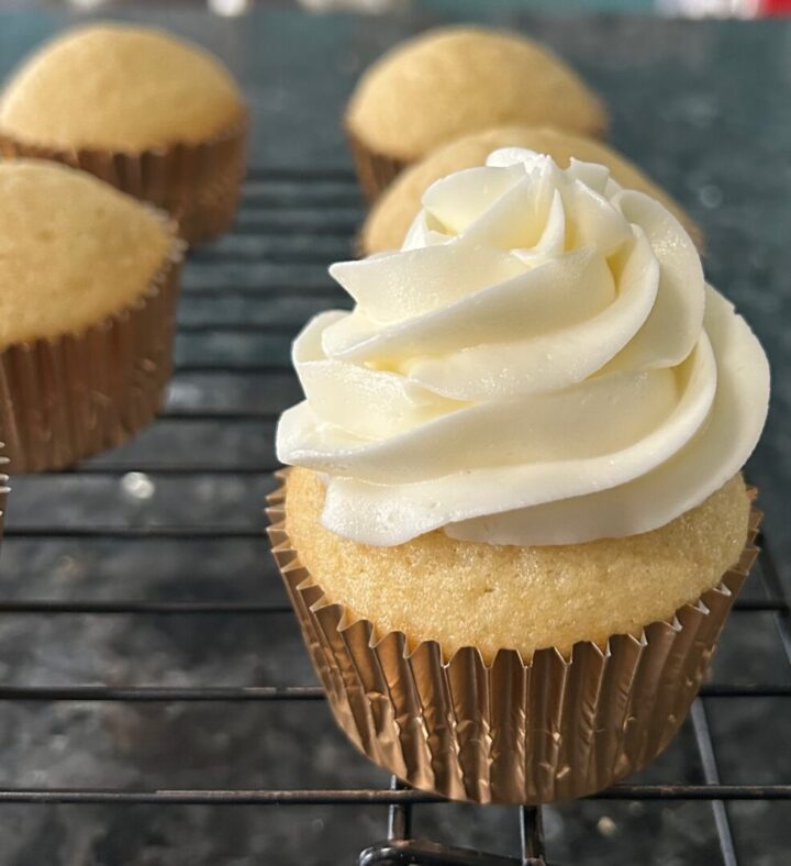 Classic Vanilla Cupcakes (From Scratch) - Out of the Box Baking
